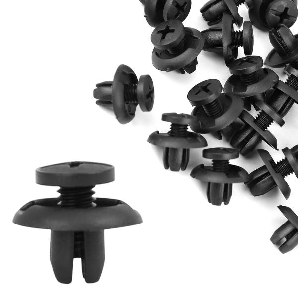 【本商品は海外出荷】お届けは通常20-30日を頂いております。製品名：ナイロン リベット。素材：ナイロンアプリケーション1：ディフェンダードアカバーインテリアウェザーストリップモールディング。カラー：ブラック;パッケージ内容：20×ナイロン...