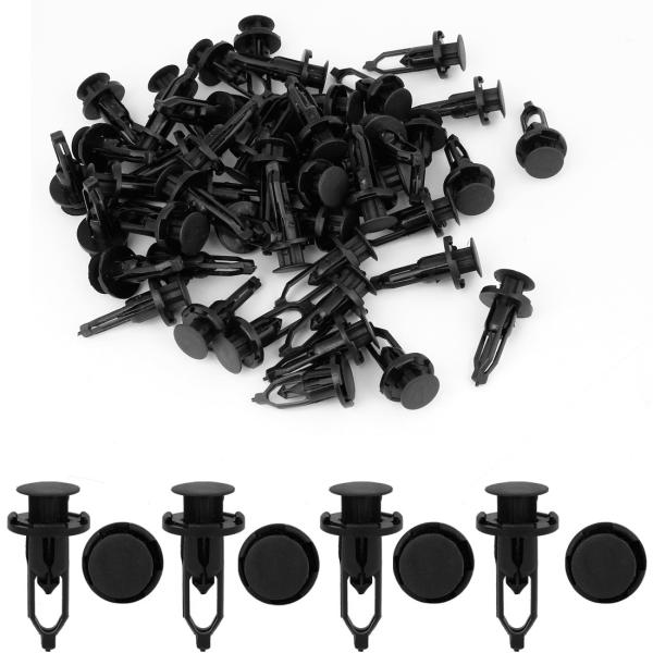 【本商品は海外出荷】お届けは通常20-30日を頂いております。製品名:プラスチックリベット；材質：プラスチックカラー：ブラック；内容: 50x プラスチックリベット(Non-OEM)ブランド: トヨタのため;サイズ ：39 x 18mm(L...