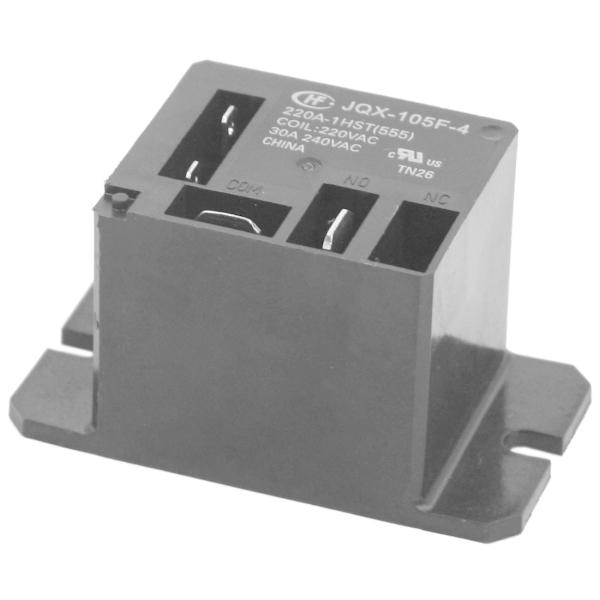 【本商品は海外出荷】お届けは通常20-30日を頂いております。製品名 :カーリレー　モデル： JQX-105F-4率: AC240V, 30A;電圧 : AC220Vタイプ :正常に開く　全サイズ : 50 x 27x 27mm素材 :プラ...