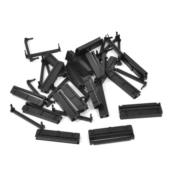 【本商品は海外出荷】お届けは通常20-30日を頂いております。商品名：IDCソケットコネクタ タイプ：FC-34Pピン数：34 ロー数：2ピッチ：2.54mm 合計サイズ：48 x 6 x 14mm(L*W*H)カラー：ブラック 材質：プラ...