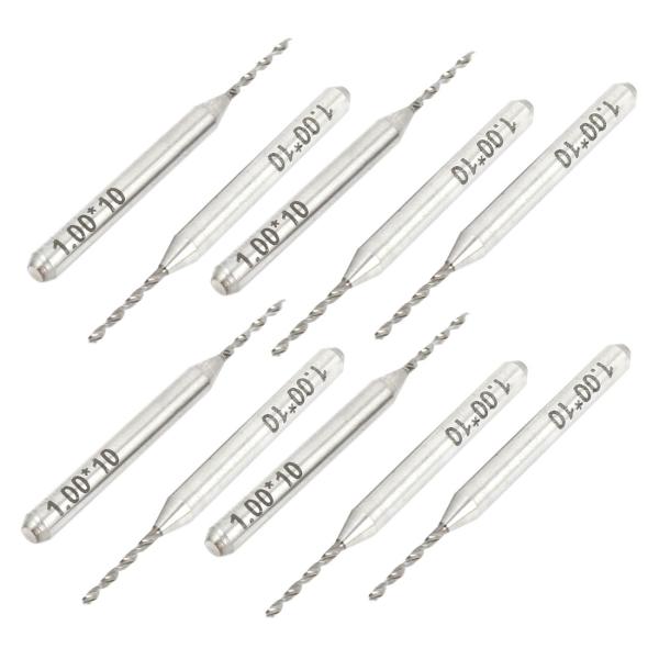 【本商品は海外出荷】お届けは通常20-30日を頂いております。製品名：PCBドリルビット;材質：タングステンカーバイド切削直径：1.0mm;切り込み深さ：10mmシャンク径：3.175mm;全長：38mmカラー：シルバートーン;重量：39g...