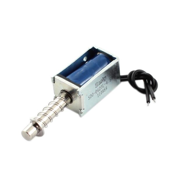 【本商品は海外出荷】お届けは通常20-30日を頂いております。商品名: DC電磁体　モデル: 0420L-3.5B24.5;電流電圧 : DC 4.5V 0.11A電源: 0.5W;ストローク: 2mm, 23g;フォーム：プルタイプ率: ...