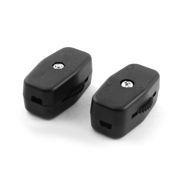 【本商品は海外出荷】お届けは通常20-30日を頂いております。製品名：コードスイッチ　　材質：プラスチック純重量：12g　パッケージ内容：2 x コードスイッチ　ブランド：アッシジメインカラー：ブラック　合計サイズ：36 x 23 x 16...