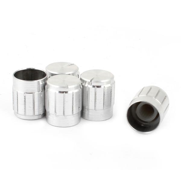 【本商品は海外出荷】お届けは通常20-30日を頂いております。製品名：ポテンショメータノブ　材質：アルミ合金　純重量：13gパッケージ内容：ポテンショメータノブ5個入り メインカラー：シルバートーン適合：5.5mmローレット軸ボリューム合計...