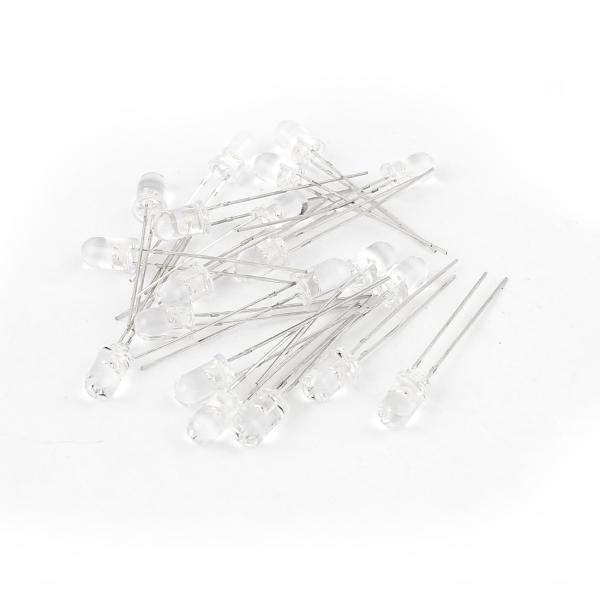 【本商品は海外出荷】お届けは通常20-30日を頂いております。商品名：IR LED;サイズ： 5 x 9mm(D*L)レンズカラー：ウォータークリア;順方向電圧（V）：1.2-1.4V動作電流： 20mA;ピッチ：2.54mm波長：940n...