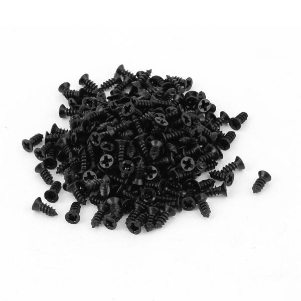 【本商品は海外出荷】お届けは通常20-30日を頂いております。商品名：クロスヘッドスクリュー;材質：金属カラー：ブラック;ねじ径：2.3mmねじ長：4mm; PhillipsWidth：2.5mm全体のサイズ：6×3.5mm（L * 最大....