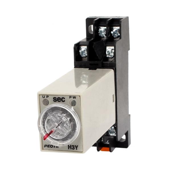 【本商品は海外出荷】お届けは通常20-30日を頂いております。；素材：プラスチック、メタル；正味重量：76g;パッケージの内容: 1 x 遅延タイマーリレーソケットモデル: H3Y-2; 主なカラー：ブラック、グレー；ピンの番号: 8定格:...