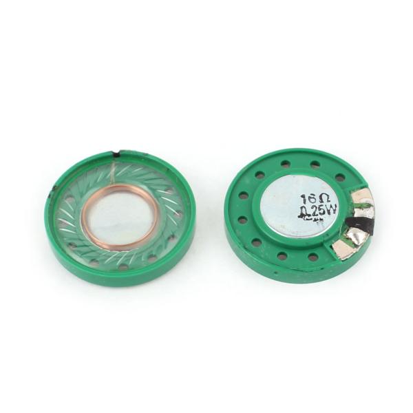 【本商品は海外出荷】お届けは通常20-30日を頂いております。製品名：マグネットスピーカー； 電源：0.25W抵抗：16Ω； タイプ：インサイドマグネット形状：ラウンド； サイズ：29 x 5mmカラー：グリーン、シルバートーン； 材質：ア...