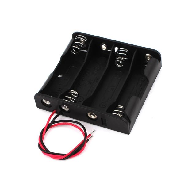 【本商品は海外出荷】お届けは通常20-30日を頂いております。；素材：プラスチック、電子部品；正味重量: 14g;パッケージの内容: 1 x 電池ケース；ブランド: Assisi; 主なカラー：ブラック、レッド；適合: 4 x 1.5 V ...