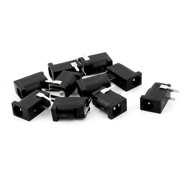 【本商品は海外出荷】お届けは通常20-30日を頂いております。プラグタイプ：DC 3.5×1.1mm　ピン：3サイズ（ピンを含めない）：11×10×5mm;材質：プラスチック、金属、純重量：7グラムパッケージ内容：DC電源ジャック×10個　...