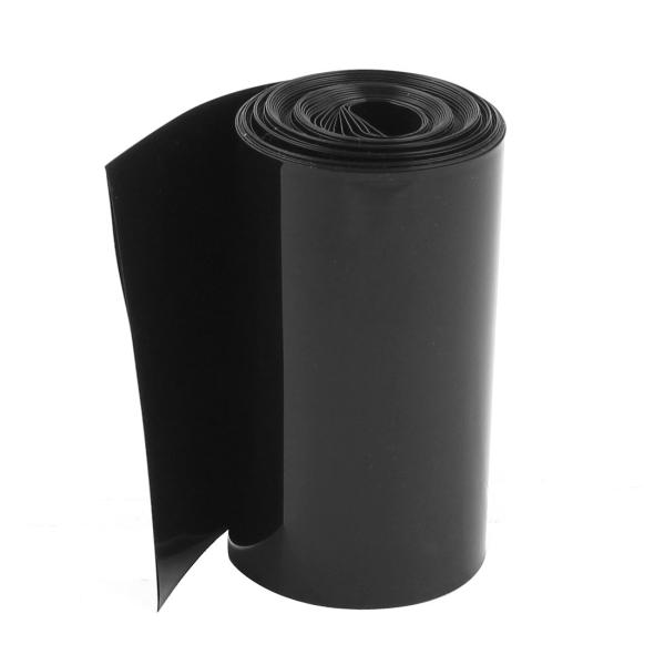 【本商品は海外出荷】お届けは通常20-30日を頂いております。;材質：PVC;純重量：126グラムパッケージの内容：1×PVC熱収縮チューブ；メインカラー：ブラック；フラット幅：85mmラウンド直径：55mm;厚さ：0.1mm全長：5m;温...