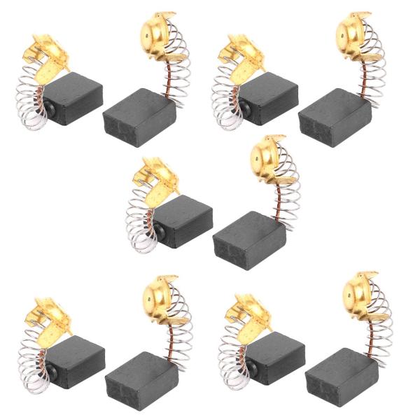 【本商品は海外出荷】お届けは通常20-30日を頂いております。材質:カーボン、金属;正味重量:54gパッケージ内容:カーボンブラシ5ペア入り;メインカラー:グレー、ブラストーン適合:日立に対応;カーボンサイズ（約）:16x13x7mm （L...