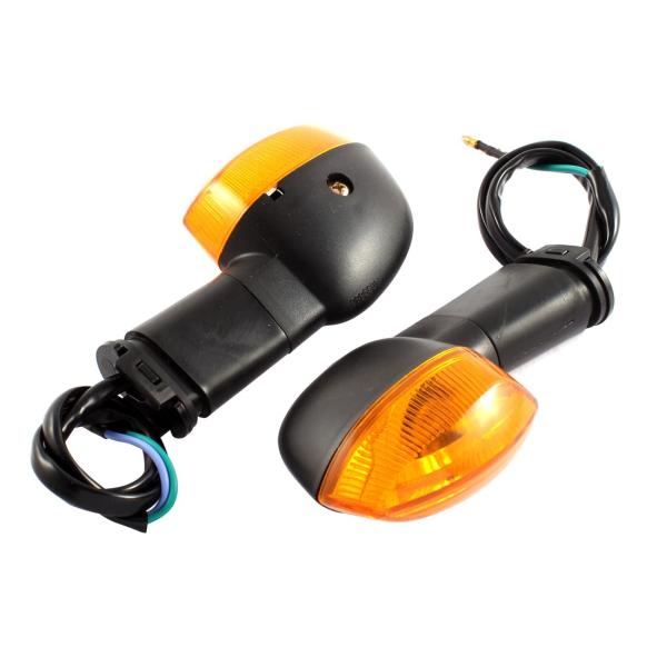 【本商品は海外出荷】お届けは通常20-30日を頂いております。商品名称:モーターサイクル　ター　ライト;パッケージ:2 x モーターサイクル　ター　ライト(Non-OEM)カラー:ブラック、イエロー;ブランド: for YBR素材:プラスチ...