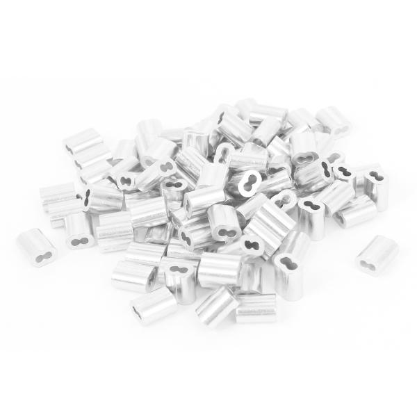 【本商品は海外出荷】お届けは通常20-30日を頂いております。主な材質：アルミニウム;パッケージの内容：100（±2％）×ワイヤーロープアルミスリーブ製品名：ワイヤーロープアルミスリーブ。重量：53gメインカラー：シルバートーン全体のサイズ...