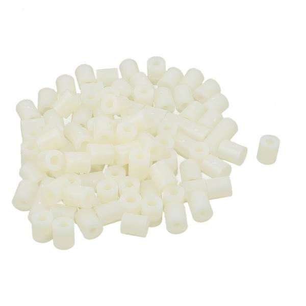 【本商品は海外出荷】お届けは通常20-30日を頂いております。生産:中;材質:ナイロン純重量: 27gパッケージ内容: 100(+/-2%) x PCB基板スペーサーメインカラー:ベージュ全体サイズ: 7 x 3.2 x 8mm(外径＊内径...