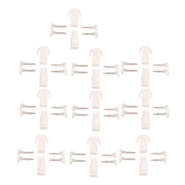 【本商品は海外出荷】お届けは通常20-30日を頂いております。原産国:中国;材質:金属, Plastic純重量: 28g; パッケージ内容: 10 Set x JST EL-2Pシリーズ多極コネクタメインカラー: ホワイトオスサイズ: 24...