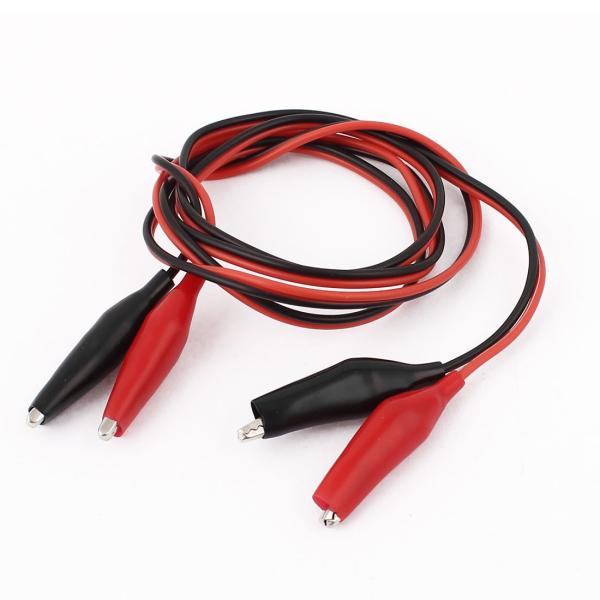 【本商品は海外出荷】お届けは通常20-30日を頂いております。製品名：アリゲータークリップテストリード;クリップ開口幅：5mmケーブル長：1M;カラー：ブラック、レッド材質：メタル、ソフトプラスチック正味重量：20グラムパッケージ：アリゲー...