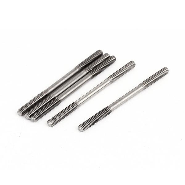 【本商品は海外出荷】お届けは通常20-30日を頂いております。材質：304ステンレス鋼; 製品名：ダブルエンドボルト 重量:28g;パッケージコンテンツ:5個 xダブルエンドボルトスレッドサイズ:M4x18mm (深さ*長さ); メインカラ...