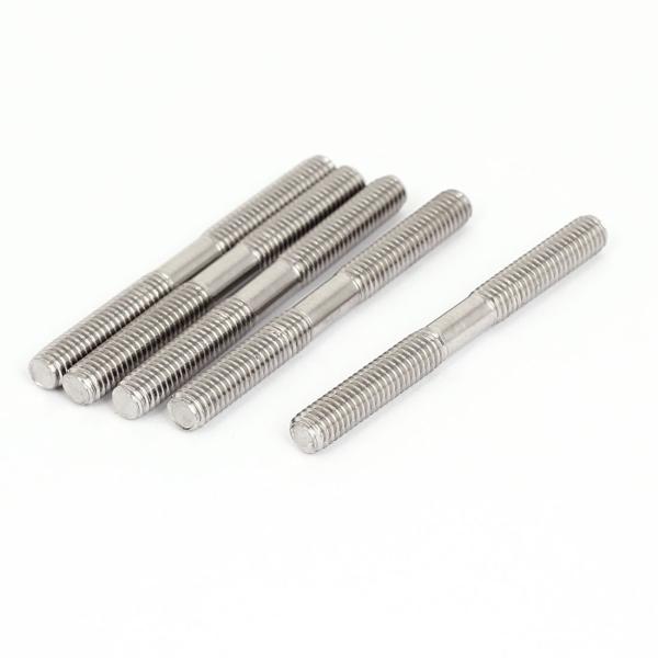 【本商品は海外出荷】お届けは通常20-30日を頂いております。材質：304ステンレス鋼; 製品名：ダブルエンドボルト 重量:56g;パッケージコンテンツ:5個 xダブルエンドボルトスレッドサイズ: M6x25mm (深さ*長さ); メインカ...