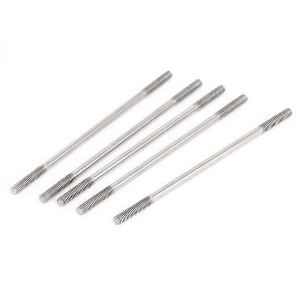 【本商品は海外出荷】お届けは通常20-30日を頂いております。素材:304ステンレススチール 商品名:ダブルエンドボルト重量:41g パッケージコンテンツ:5*ダブルエンドボルトスレッドサイズ: M4x20mm(D*L) カラー:シルバート...