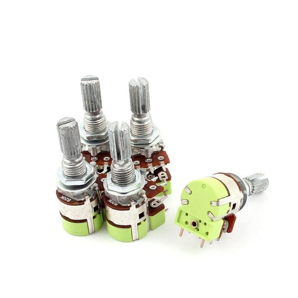 【本商品は海外出荷】お届けは通常20-30日を頂いております。基本サイズ: 16 x 13mm (長さ＊幅); 製品名: ポテンショメータスイッチ; 製造: 中材質: 金属、電子部品; 純重量: 42g; パッケージ内容: 5 x ポテンシ...