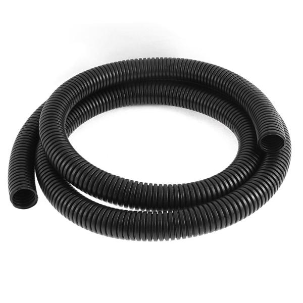 【本商品は海外出荷】お届けは通常20-30日を頂いております。 素材：プラスチック正味重量: 130g; パッケージ: 1 xコルゲートチューブメーンカラー:ブラック 内径：23 mm外径: 28.5 mm全長: 2m