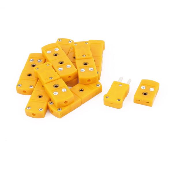 【本商品は海外出荷】お届けは通常20-30日を頂いております。メインカラー:イエロー;製品名:Kタイプ熱電対コネクタ合計サイズ:52 x 17 x 8.5mm（L*W*T）。材質:金属、プラスチック;正味重量:89gパッケージ内容:Kタイプ...