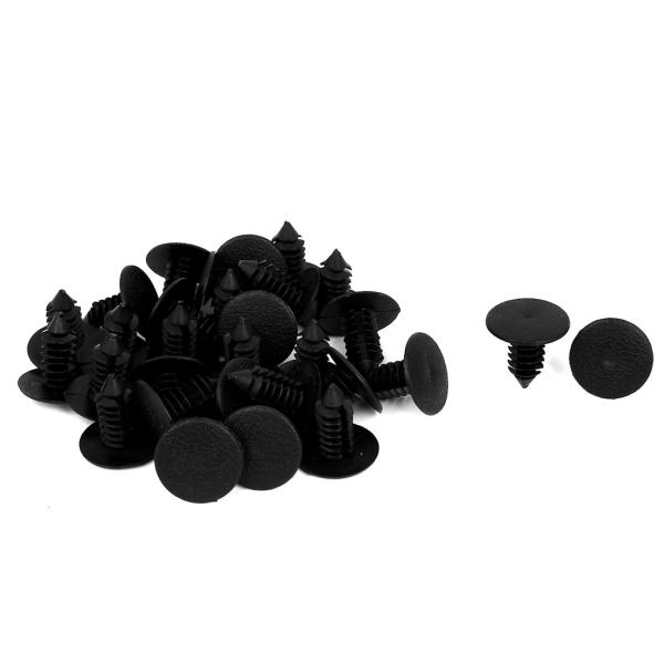 【本商品は海外出荷】お届けは通常20-30日を頂いております。製品名：リベット; カラー:ブラック；対応穴サイズ: 9 x 8mm(L*W)ヘッドの直径(最大): 20mm；茎長: 18mm;全長: 20mm；数量：30;アプリケーション1...