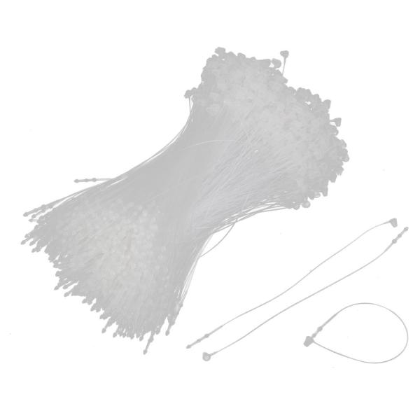 【本商品は海外出荷】お届けは通常20-30日を頂いております。；素材:プラスチック；正味重量： 49g; パッケージの内容： 1000個 x タグ?ファスナー主なカラー:ホワイト；製品名：タグ?ファスナー；各サイズ: 125 x 0.4mm...