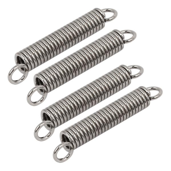 【本商品は海外出荷】お届けは通常20-30日を頂いております。全長: 52mm; スプリングサイズ: 8 x 38mm(OD*L)重量: 31g; 製品名：引きバネ主材料：金属; パッケージ内容：4 x引きバネメインカラー：シルバートーンワ...