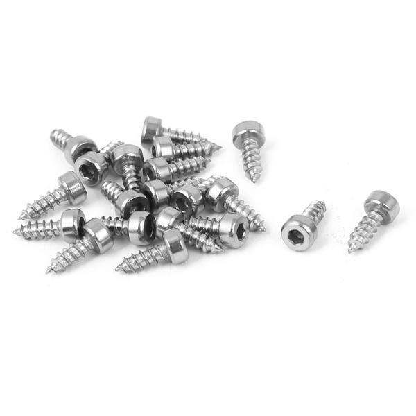 【本商品は海外出荷】お届けは通常20-30日を頂いております。ヘッドスタイル：ソケットキャップヘッド; 材質：304ステンレススチール; パッケージ内容：セルフタッピングねじ 20個入り製品名：セルフタッピングネジ; スレッドサイズ: 2 ...