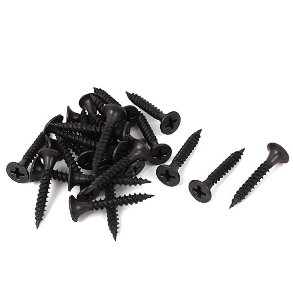 【本商品は海外出荷】お届けは通常20-30日を頂いております。ヘッドスタイル：フラットプラスヘッド; 材質：亜鉛メッキ製品名：セルフタッピングネジ; 重量: 32gパッケージ内容：セルフタッピングねじ25個入り; スレッドサイズ: M3.5...