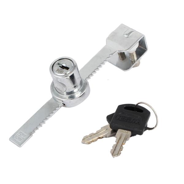 【本商品は海外出荷】お届けは通常20-30日を頂いております。素材:メタル プラスチック　パッケージ：1 xグラスドアロック, 2x鍵品名:グラスドアロック　重さ: 79gメーンカラー:シルバートーン 全サイズ: 140x 19x 19mm...