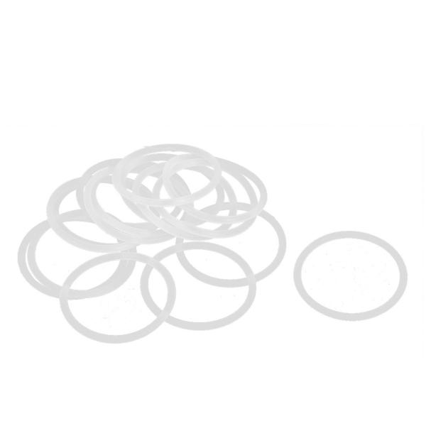 【本商品は海外出荷】お届けは通常20-30日を頂いております。製品名：シールリング；素材：シリコン重量：5g; パッケージの内容：16 x シールリング主なカラー：クリアホワイト；外径：30mm；厚さ：2mm； 内径：26mm；