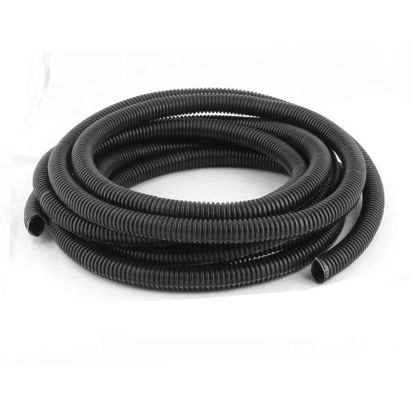 【本商品は海外出荷】お届けは通常20-30日を頂いております。；材質：プラスチック純重量：214ｇ；パッケージ内容：1×コルゲートチューブカラー：ブラック; チューブ内径: 16mm外径: 20mm長さ: 5 Meters