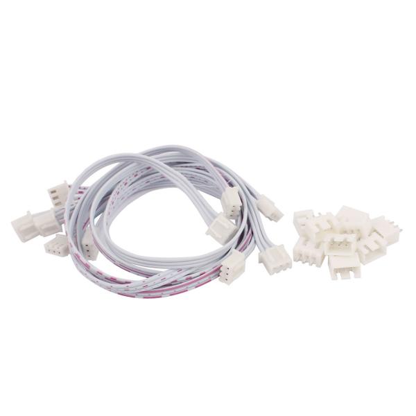 【本商品は海外出荷】お届けは通常20-30日を頂いております。製品名：接続ケーブル；コネクタタイプ： XH2.54  3Pピッチ：2.54mm;ケーブル長：30cm　素材：金属、プラスチック;カラー：ホワイト重量：17gパッケージ内容：5×...