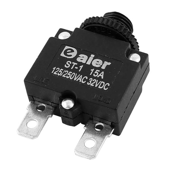 【本商品は海外出荷】お届けは通常20-30日を頂いております。製品名：過負荷プロテクタスイッチ；；素材：プラスチック、メタル；正味重量：10gパッケージの内容：1 x 押しボタンスイッチ；主なカラー：ブラック；電圧： AC 250V/125...