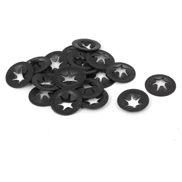 【本商品は海外出荷】お届けは通常20-30日を頂いております。製品名：スターロックワッシャー; 材質：金属重量：8g; パッケージ内容：スターロックワッシャー20個入り厚さ：0.5mm;ファスナータイプ：内歯ワッシャー厚さ：0.5mm;ファ...