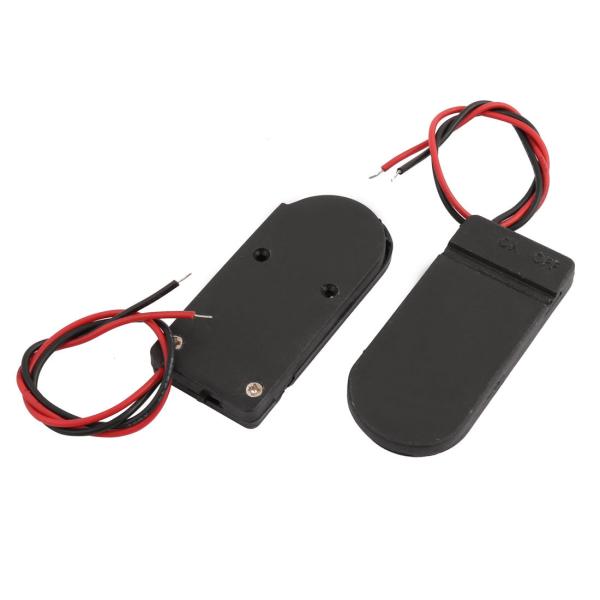 【本商品は海外出荷】お届けは通常20-30日を頂いております。;材料:プラスチック,メタル正味重量:12g;パッケージ:2xボタン電池ホルダーメインカラー:ブラック;製品名:ボタン電池ホルダー適合するもの:2xCR2032電池(電池別売り)...