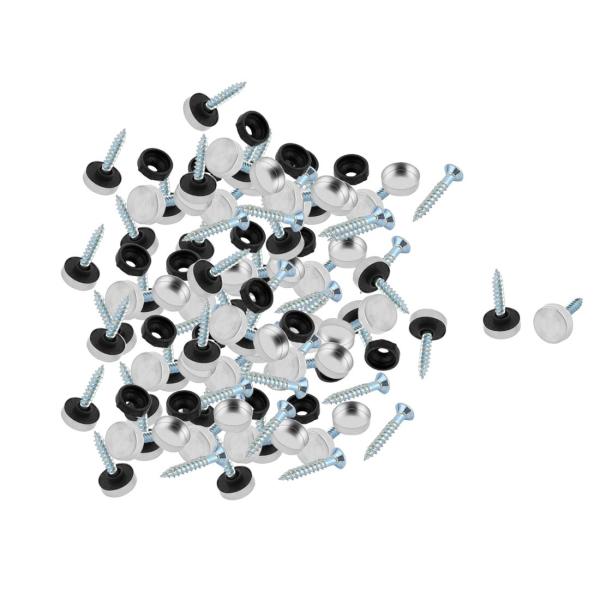 【本商品は海外出荷】お届けは通常20-30日を頂いております。製品名：ミラースクリューネイル 材質：ステンレスパッケージ内容：ミラーネジネイル100（+/- 2％）個入り; 全体サイズ：14 x 25mm（D * L）キャップの厚さ：4.5...