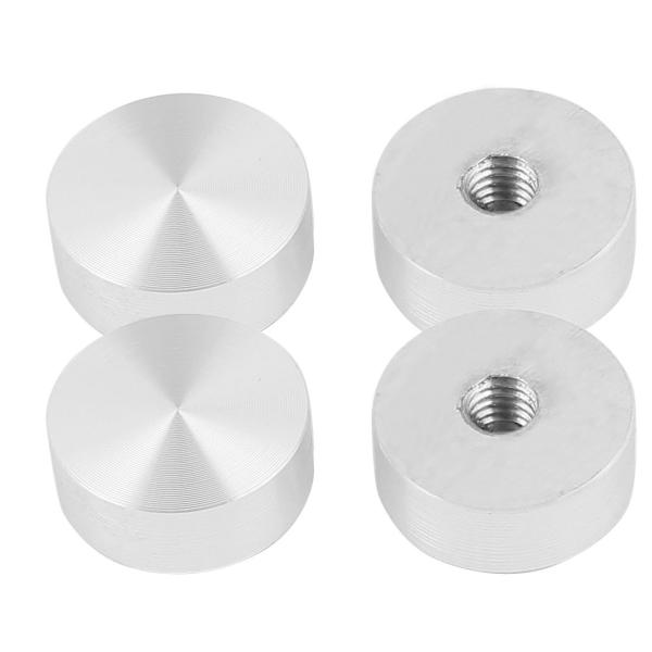 【本商品は海外出荷】お届けは通常20-30日を頂いております。主な材質：アルミニウム; パッケージ内容：アルミディスク4個入り製品名：アルミディスク; 重さ：26gメインカラー：シルバートーン合計サイズ：20 x 8mm(D*T)ネジ径：M6