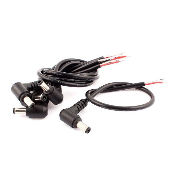 【本商品は海外出荷】お届けは通常20-30日を頂いております。生産:中;素材:コッパー正味重量:53g;パッケージ:5本入り×CCTVエクステンション　ケーブルメイン　カラー:ブラック;ケーブル長さ:25cmプラグ　タイプ:DCオスプラグ穴...