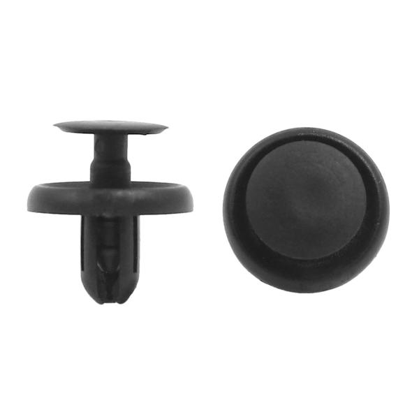 【本商品は海外出荷】お届けは通常20-30日を頂いております。サイズ: 19 x18mm(Max.D*L); カラー：ブラック;製品名：クリップ/リベット/ファスナーメンテナンス用汎用パーツ、サイズが合えば車の補修やバイクのカウル固定にもお...