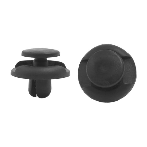 【本商品は海外出荷】お届けは通常20-30日を頂いております。サイズ：18x11mm(Max.D*L);カラー：ブラック;製品名：クリップ/リベット/ファスナーメンテナンス用汎用パーツ、サイズが合えば車の補修やバイクのカウル固定にもお使い頂...