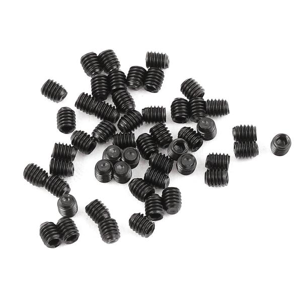 【本商品は海外出荷】お届けは通常20-30日を頂いております。材質：合金鋼正味重量：6gパッケージ内容：50（+/- 2％）xグラブスクリューメインカラー：ブラック