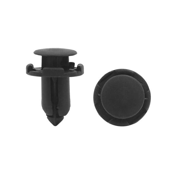 【本商品は海外出荷】お届けは通常20-30日を頂いております。サイズ：24 x 18mm（L * 最大.D）; カラー：ブラック; 製品名：クリップ/リベット/ファスナー交換部品番号：エンジンスプラッシュガードリベットファスナークリップ; ...