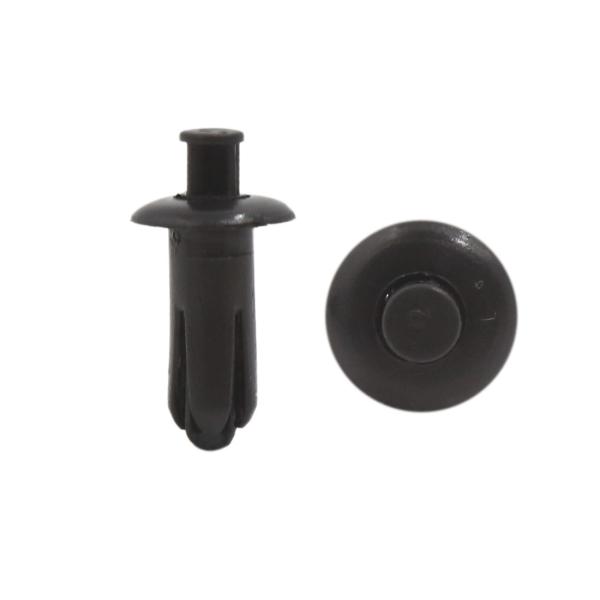 【本商品は海外出荷】お届けは通常20-30日を頂いております。サイズ 27 x 14mm(L*最大.D); カラー：ブラック、製品名: クリップ/リベット/ファスナー交換部品番号：エンジンスプラッシュガードリベット留め具クリップ下; メーカ...