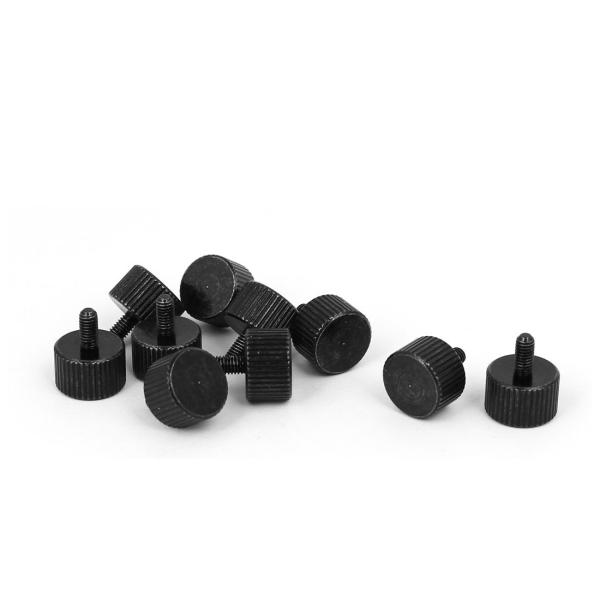 【本商品は海外出荷】お届けは通常20-30日を頂いております。ねじサイズ：M3×6mm（D * L）。 全長：13mm重量：54g; カラー：ブラック製品名：コンピュータケースのネジ; 材質：金属パッケージの内容：10個×コンピュータケース...