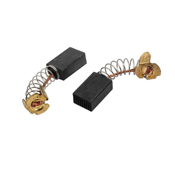 【本商品は海外出荷】お届けは通常20-30日を頂いております。；素材：カーボン、メタル；正味重量： 9g； パッケージの内容： 1ペア x モーターカーボンブラシ主なカラー：ダークグレー、シルバートーン；サイズ： 15 x 10 x 6mm...