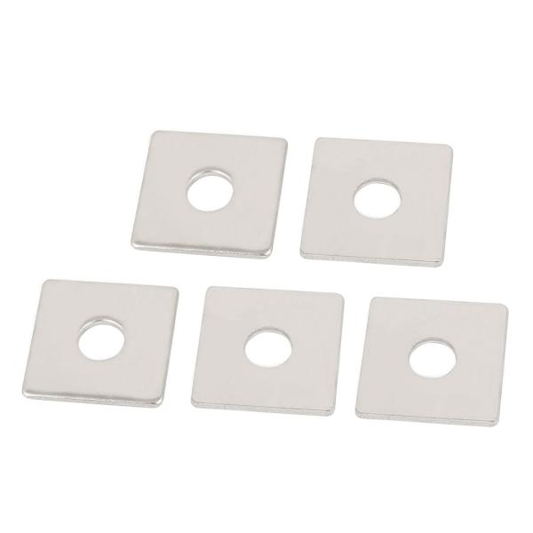 【本商品は海外出荷】お届けは通常20-30日を頂いております。商品名：スクエアワッシャー; 材質：304ステンレススチール重量：23g; パッケージ内容：スクエアワッシャー5個入りメインカラー：シルバートーン; 外径：20mm厚さ：1.5m...